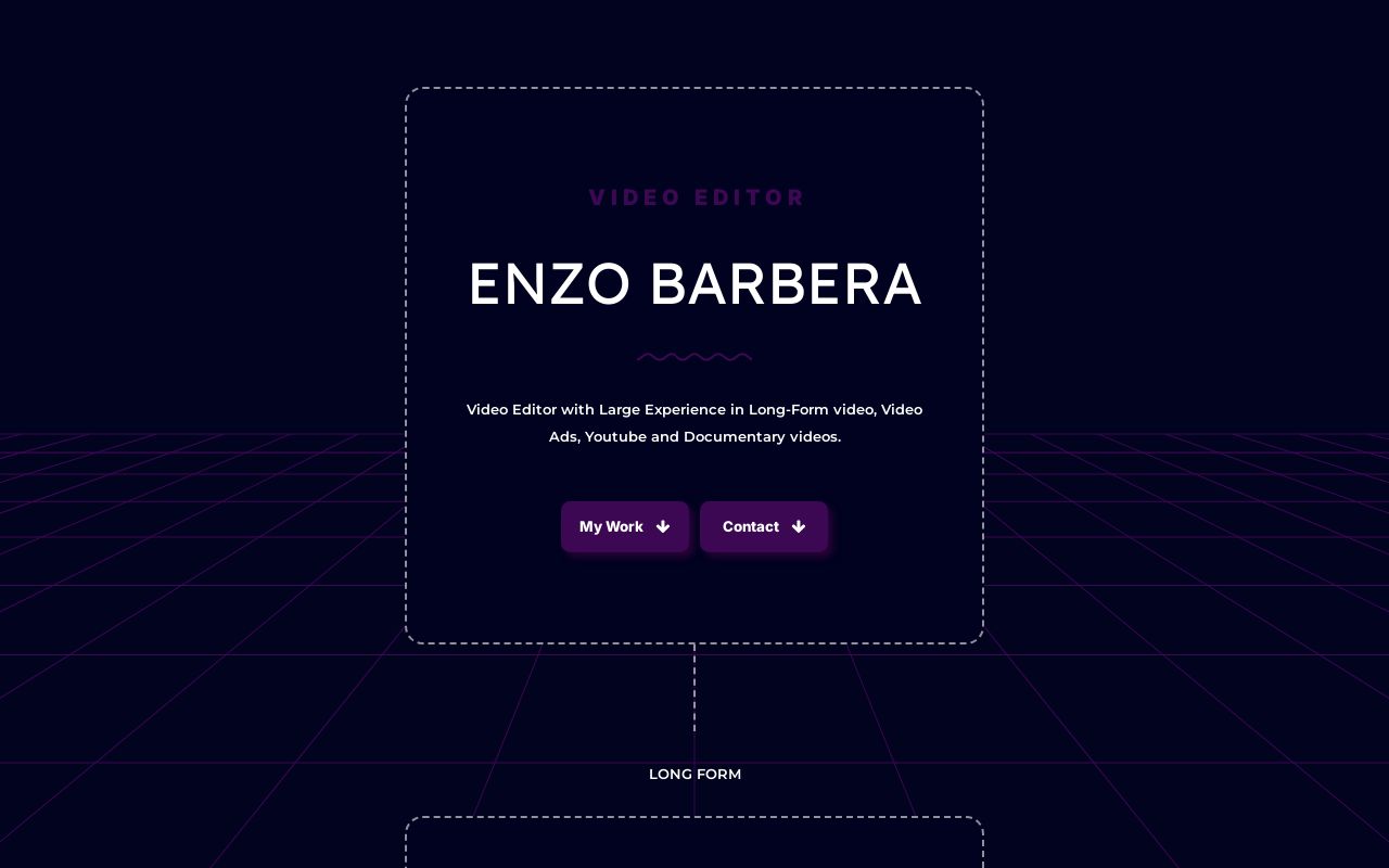 Enzo Barbera Video Editor Portfolio